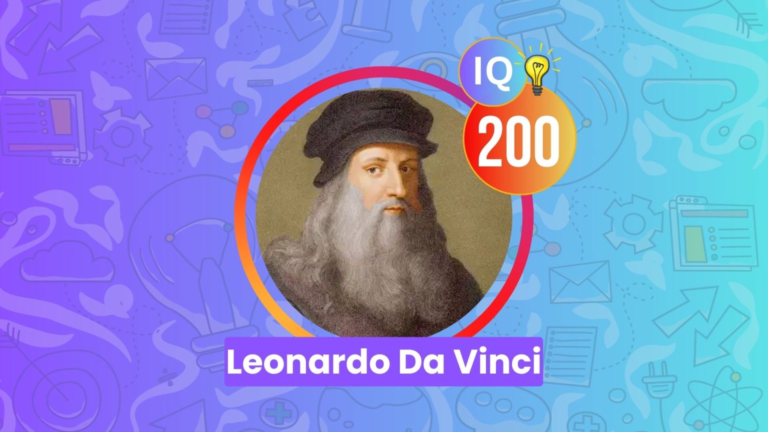 Leonardo Da Vinci IQ Score (Polymath and Scientist)