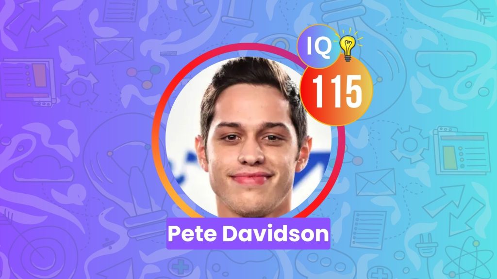 Pete Davidson IQ Score (American Comedian and Actor)